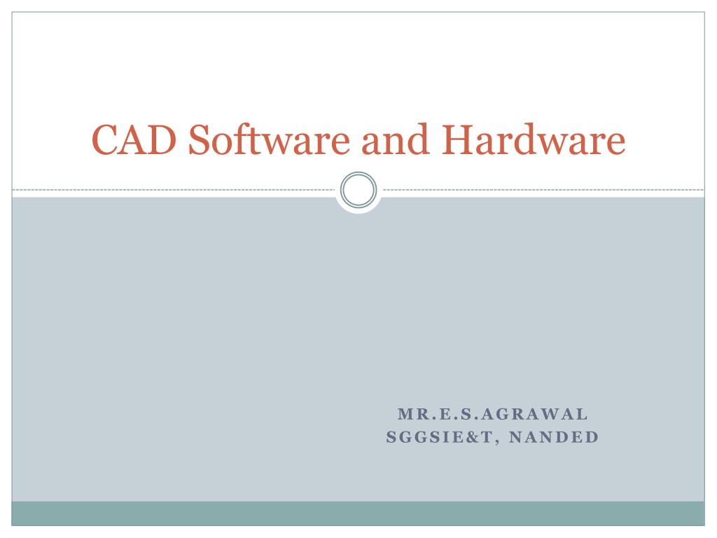 PPT - CAD Software and Hardware PowerPoint Presentation, free download ...