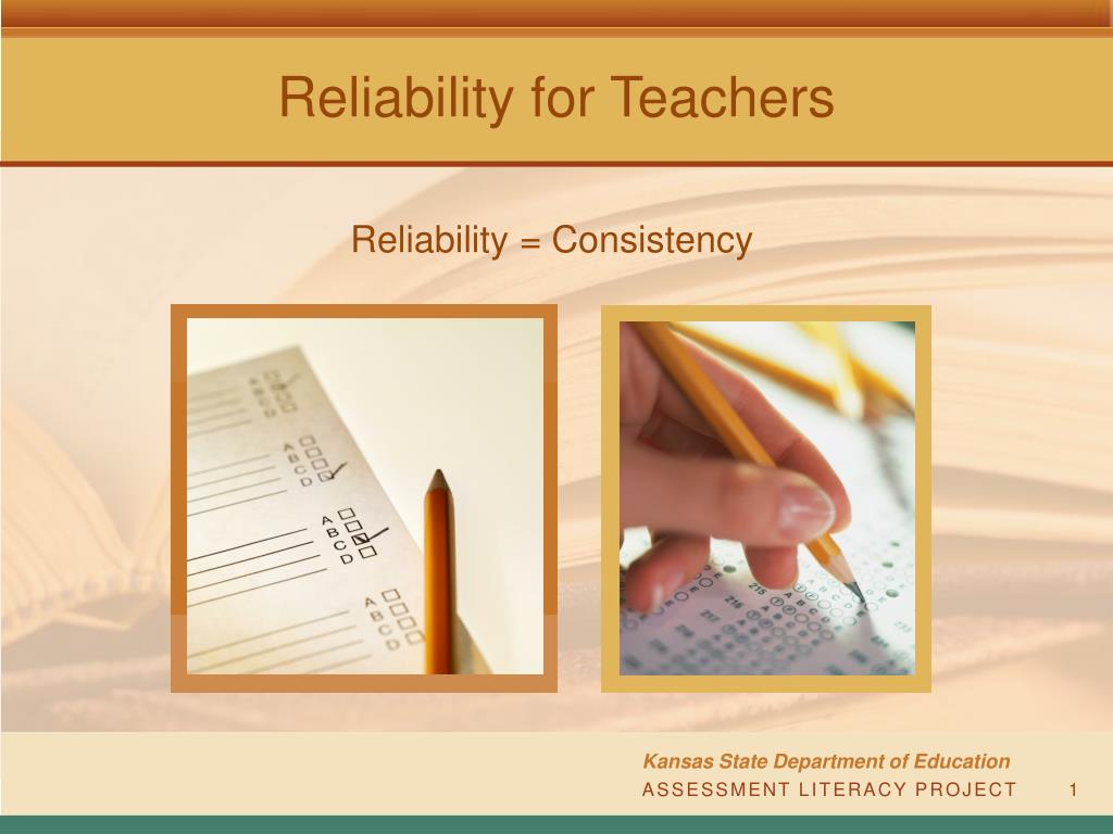 PPT - Reliability for Teachers PowerPoint Presentation, free download ...