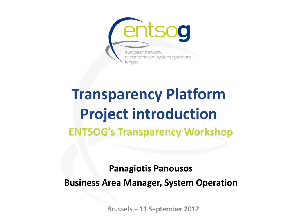 PPT - Transparency Platform Project introduction PowerPoint ...