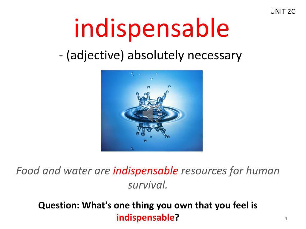 PPT - indispensable PowerPoint Presentation, free download - ID:2616139