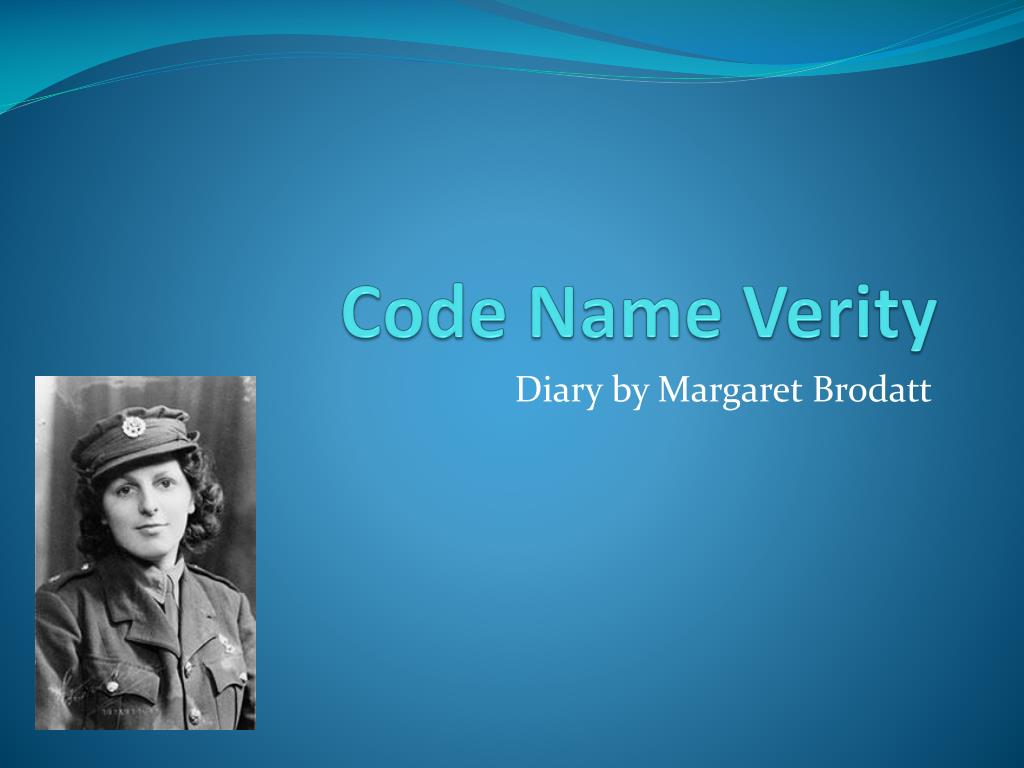 PPT - Code Name Verity PowerPoint Presentation, free download - ID:2616316