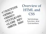 PPT - HTML Overview PowerPoint Presentation, free download - ID:6305134