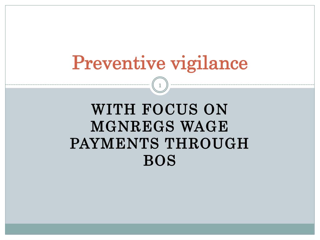 PPT - Preventive vigilance PowerPoint Presentation, free download - ID ...