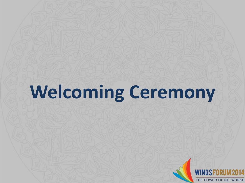 PPT - Welcoming Ceremony PowerPoint Presentation, free download - ID ...