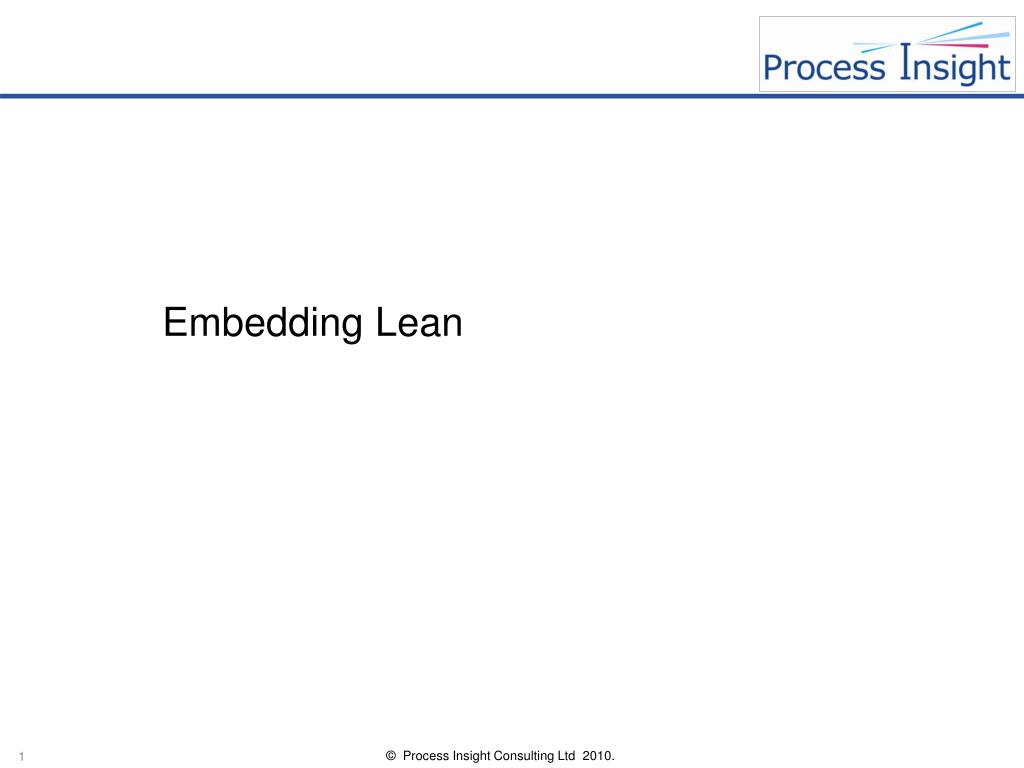 PPT - Embedding Lean PowerPoint Presentation, free download - ID:2619548