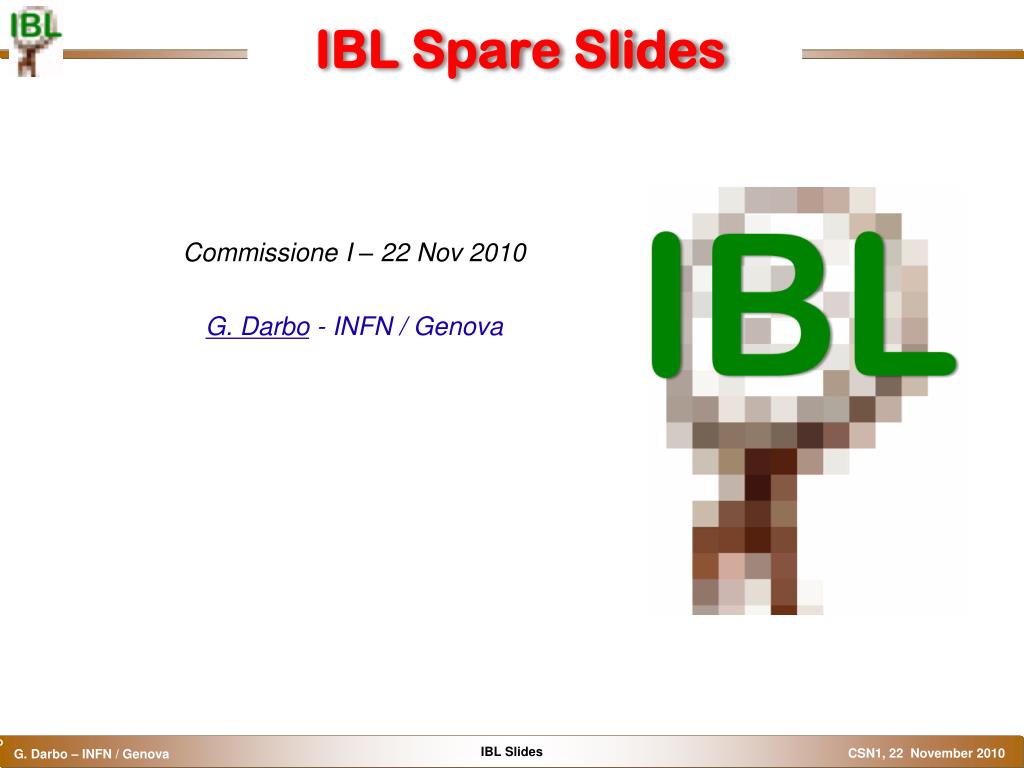 PPT - IBL Spare Slides PowerPoint Presentation, free download - ID:2619668