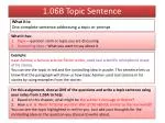 PPT - Topic Sentence PowerPoint Presentation, free download - ID:9507398