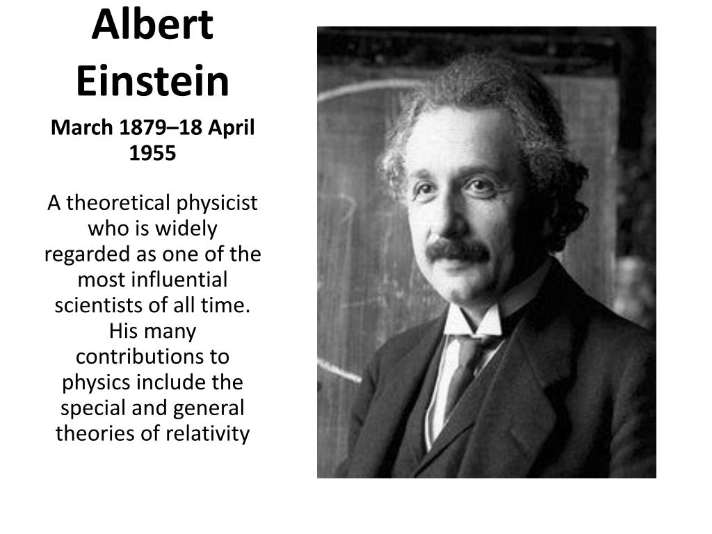 PPT - Albert Einstein PowerPoint Presentation, free download - ID:2621419