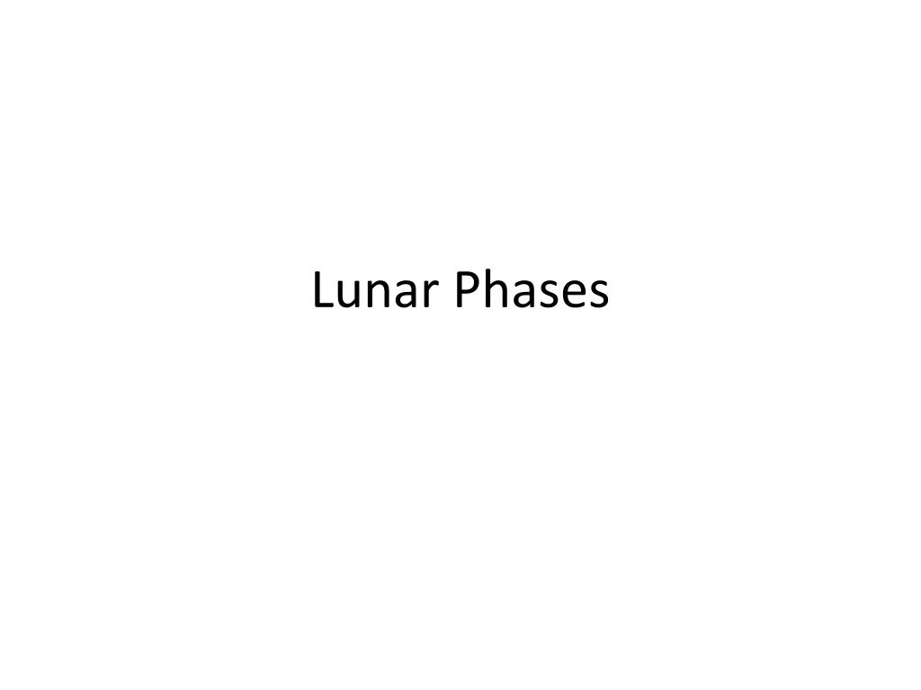 PPT - Understanding Lunar Phases: A Guide to the Moon's Changing Faces ...