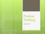 PPT - Positive thinking PowerPoint Presentation, free download - ID:506058