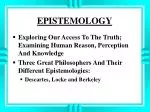 PPT - EPISTEMOLOGY PowerPoint Presentation, free download - ID:752394