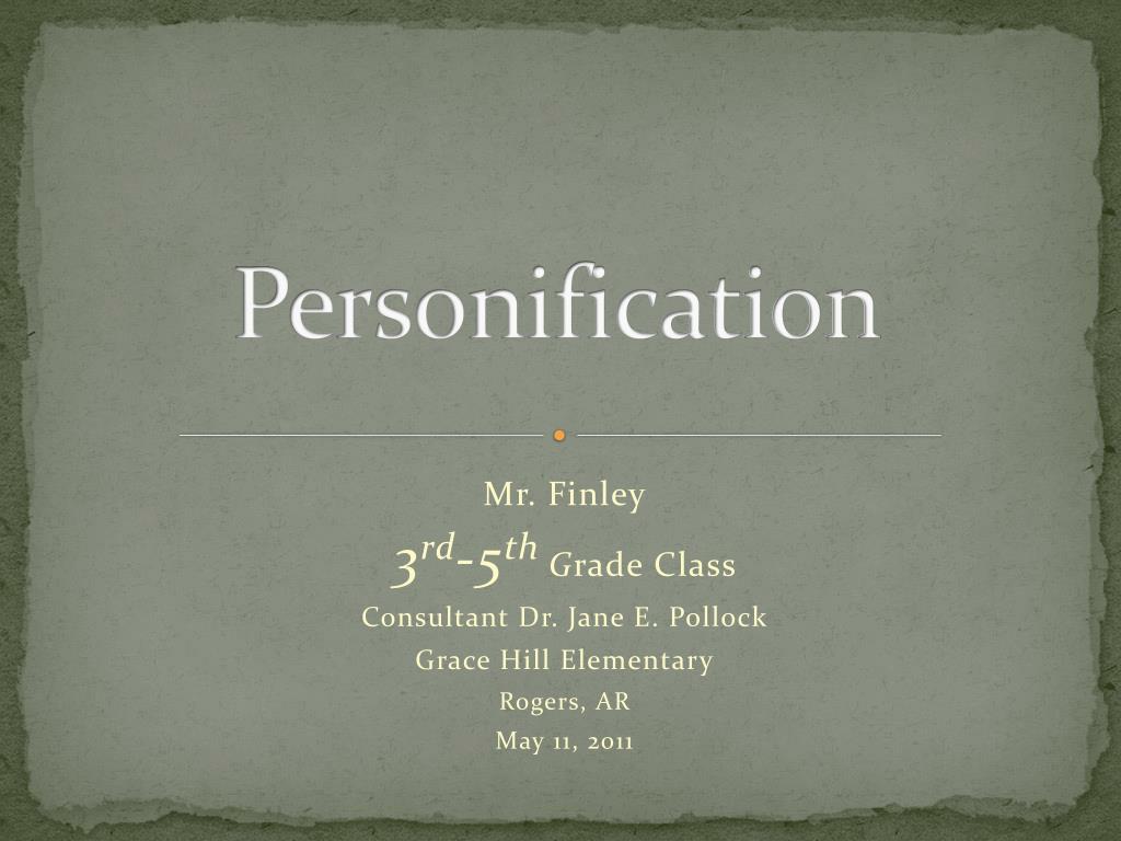 PPT - Personification PowerPoint Presentation, free download - ID:2624748