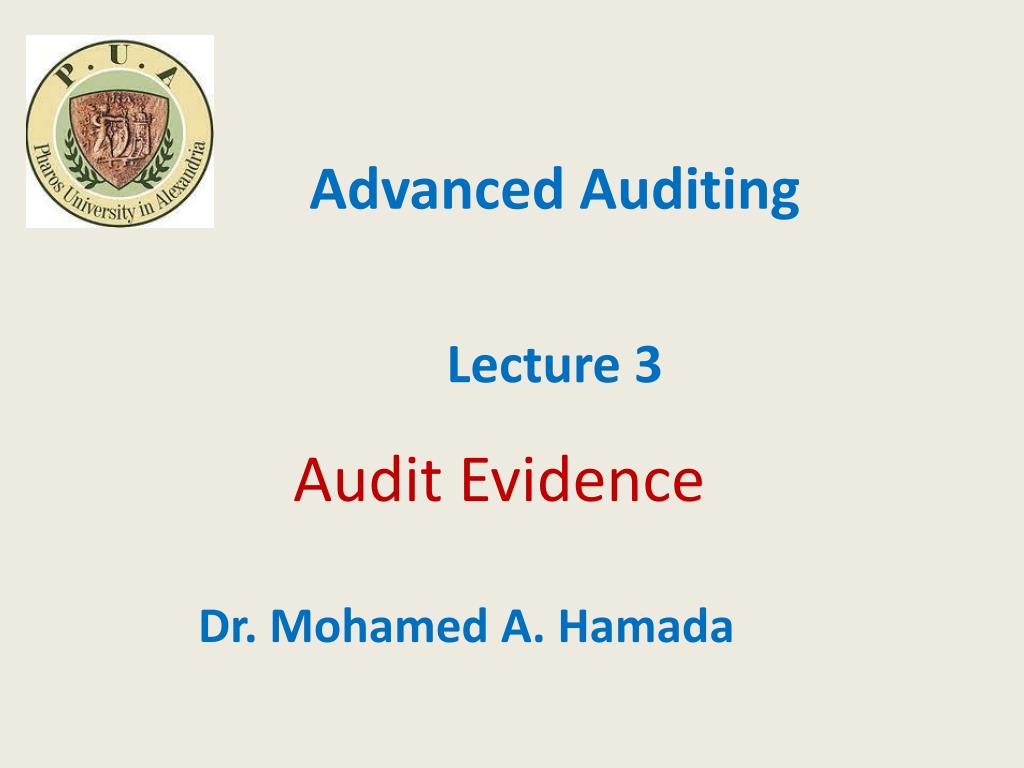 PPT - Audit Evidence PowerPoint Presentation, free download - ID:2625099