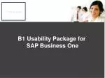 PPT - SAP Business One In-depth Review: Navigating the Powerful SAP B1 ...