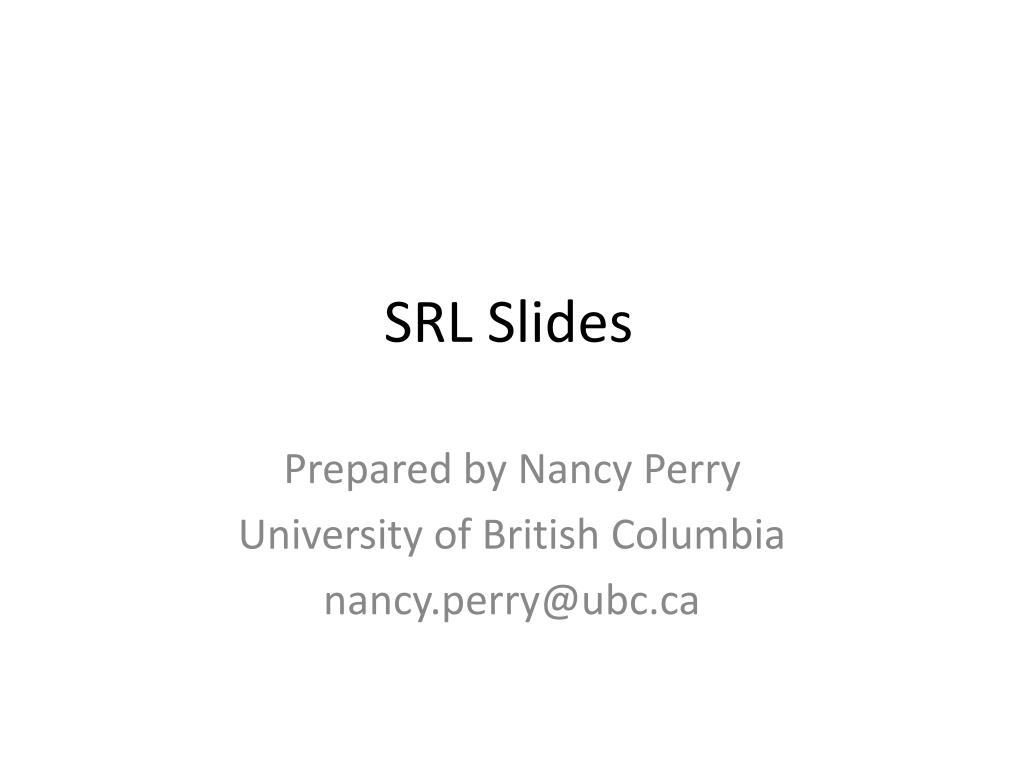 PPT - SRL Slides PowerPoint Presentation, free download - ID:2625572