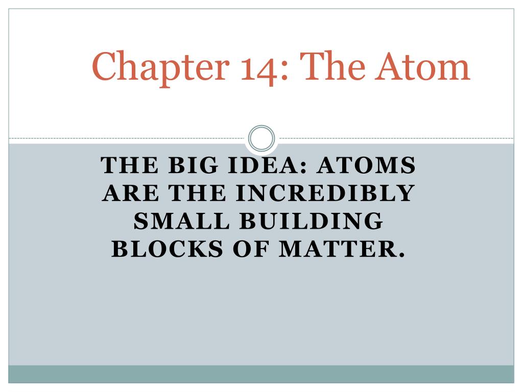 PPT - Chapter 14: The Atom PowerPoint Presentation, free download - ID ...