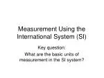 PPT - The SI System PowerPoint Presentation, free download - ID:6038778