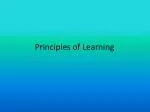 PPT - Principles of Learning PowerPoint Presentation, free download ...
