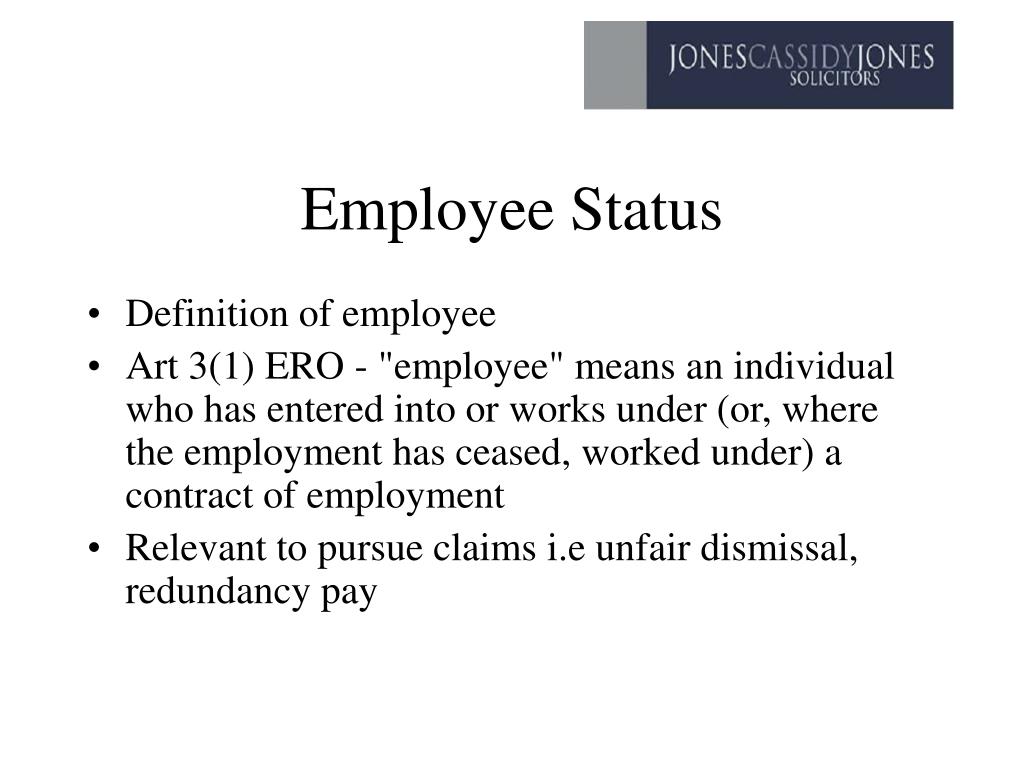PPT - Employee Status PowerPoint Presentation, free download - ID:2627039