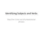 PPT - Identifying Subjects and Verbs PowerPoint Presentation, free download - ID:2680464