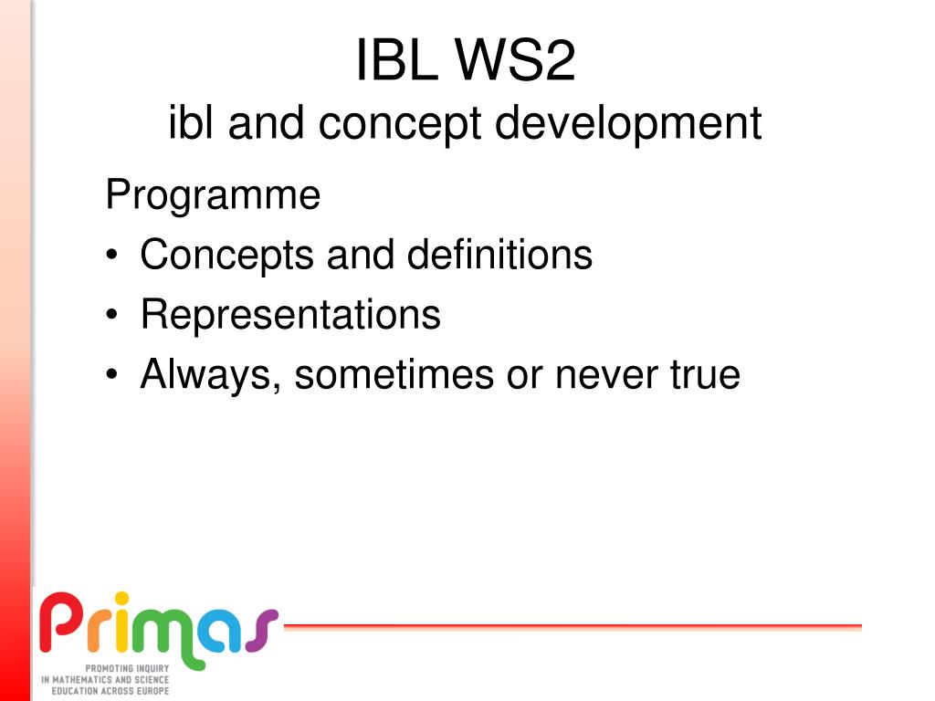 PPT - IBL WS2 ibl and concept development PowerPoint Presentation, free ...