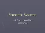 PPT - Economic Systems PowerPoint Presentation, free download - ID:465064
