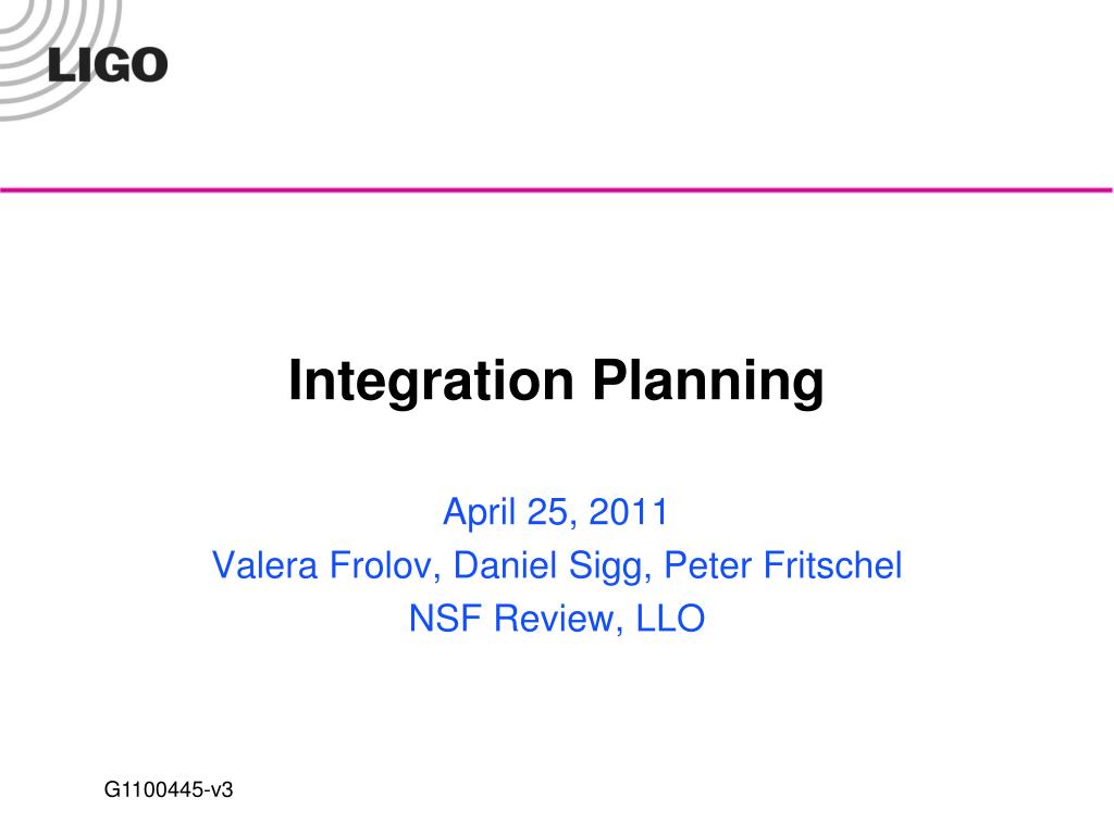 PPT - Integration Planning PowerPoint Presentation, free download - ID ...