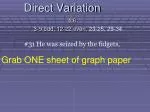 PPT - Direct Variation PowerPoint Presentation, free download - ID:2464649