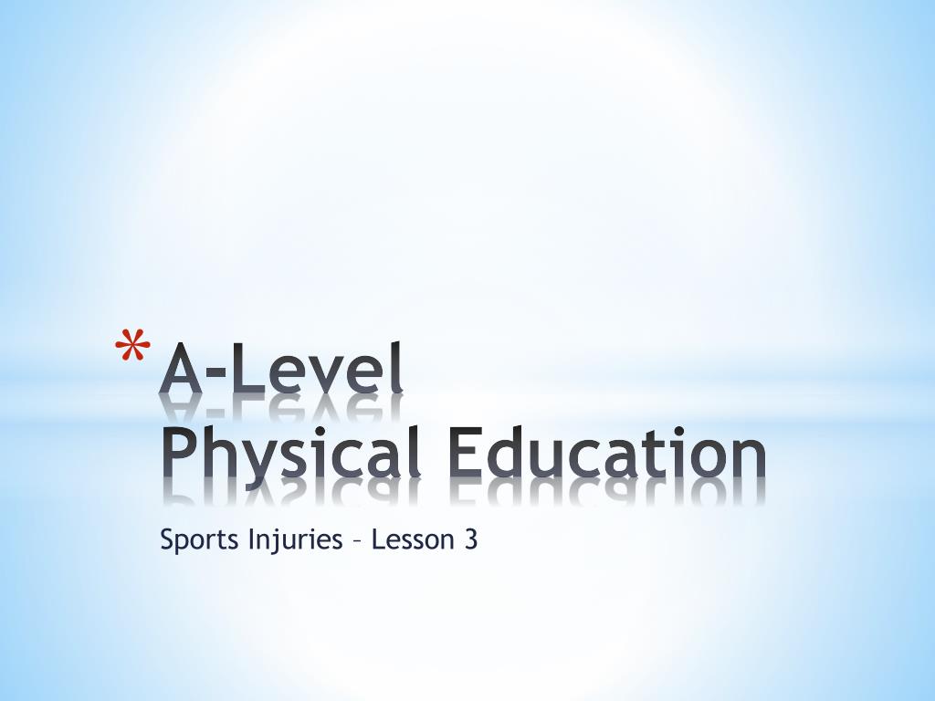 PPT - A-Level Physical Education PowerPoint Presentation, free download ...