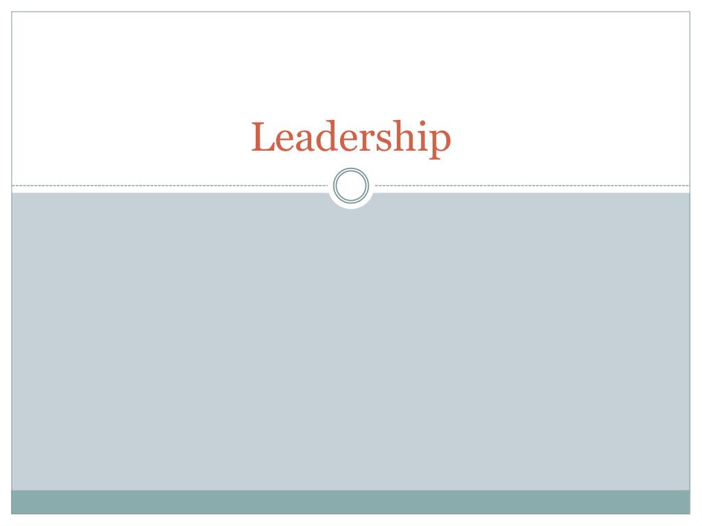 PPT - Leadership PowerPoint Presentation, free download - ID:2630938