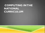 PPT - The National Curriculum PowerPoint Presentation, free download ...