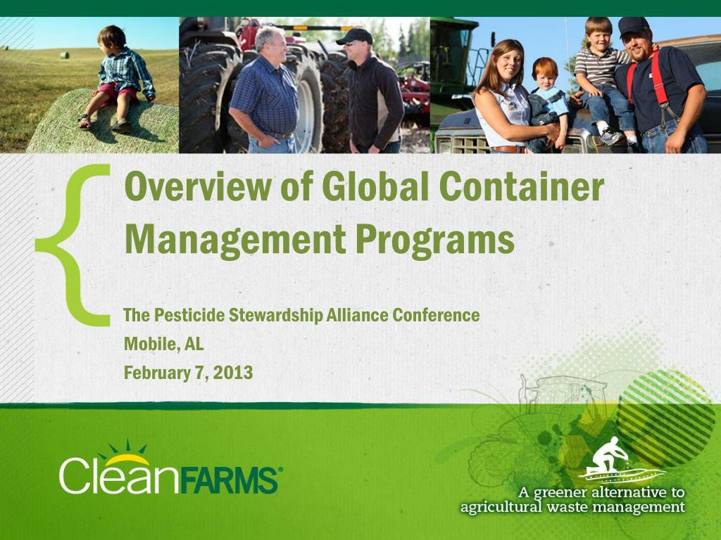PPT - Overview of Global Container Management Programs PowerPoint ...