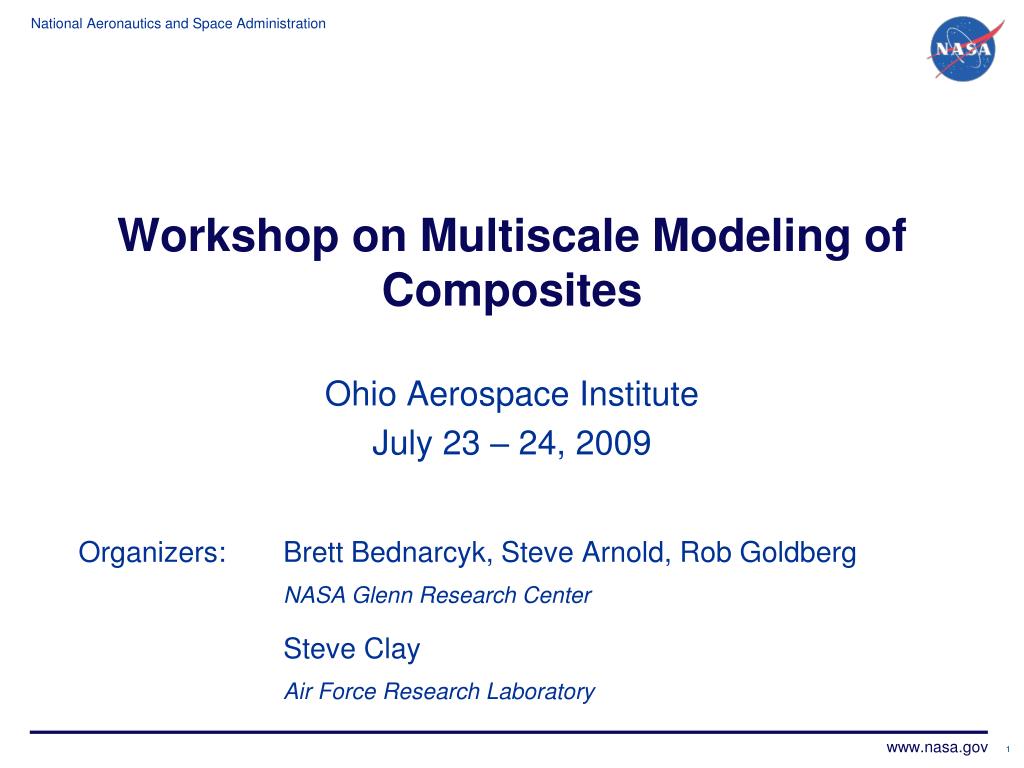 PPT - Workshop on Multiscale Modeling of Composites PowerPoint ...