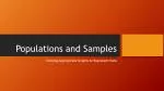 PPT - Populations and Samples PowerPoint Presentation, free download ...