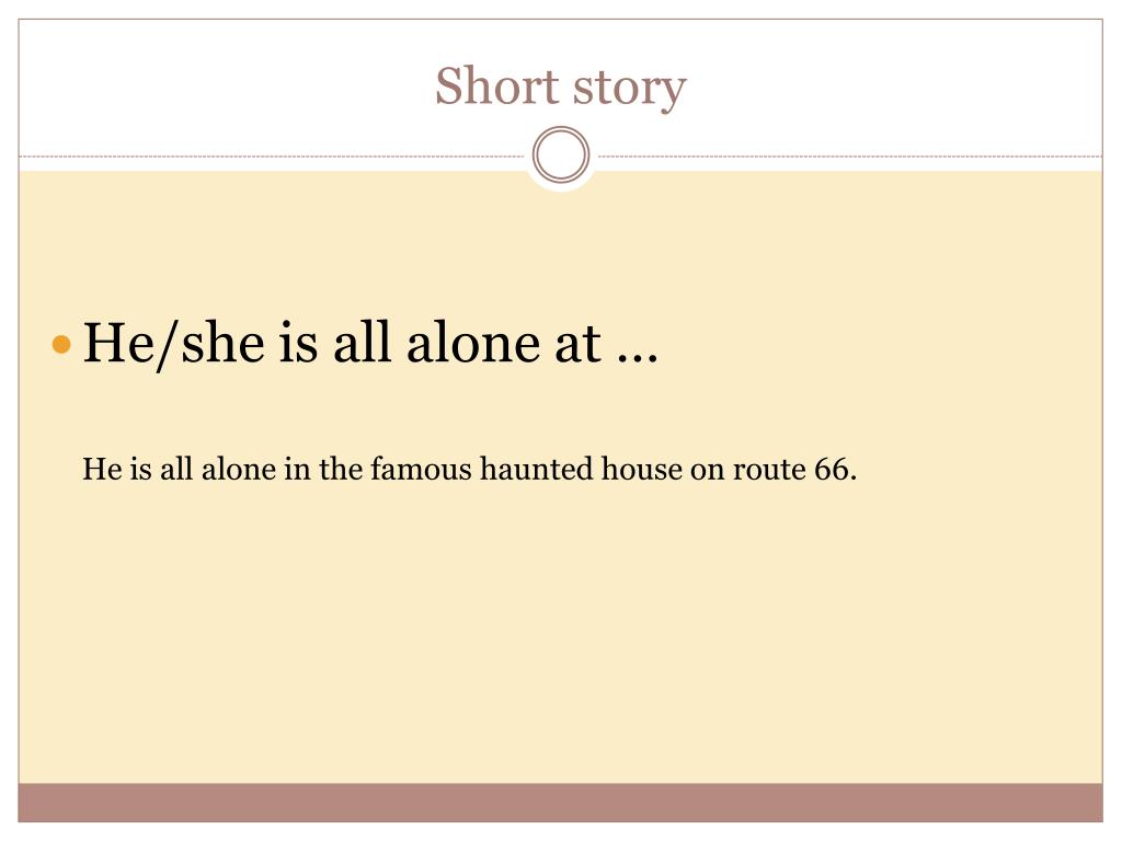 PPT - Short story PowerPoint Presentation, free download - ID:2638280