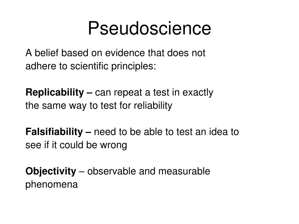 PPT - Pseudoscience PowerPoint Presentation, free download - ID:2638642