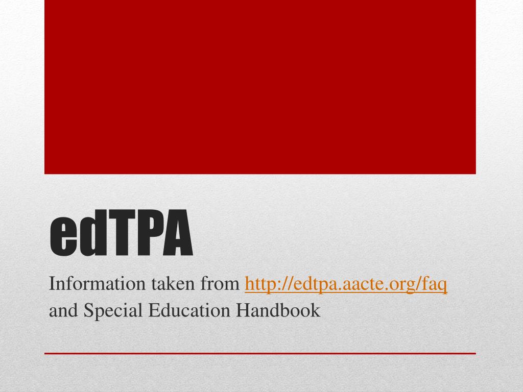 PPT - edTPA PowerPoint Presentation, free download - ID:2638690