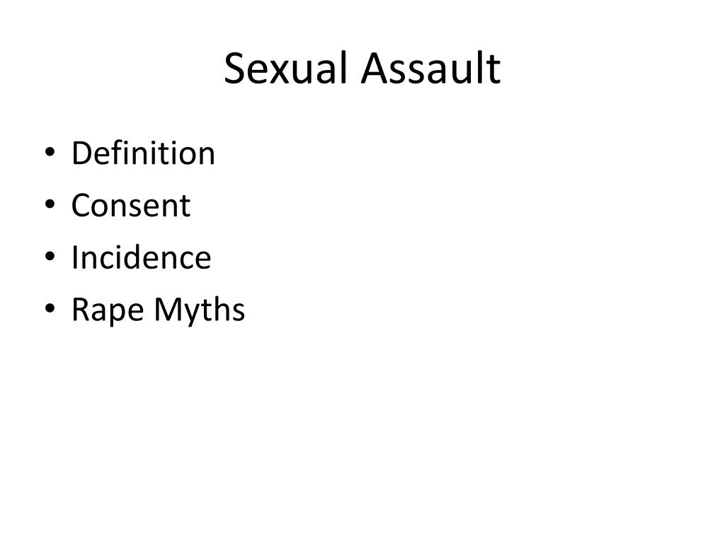 PPT - Sexual Assault PowerPoint Presentation, free download - ID:2639036