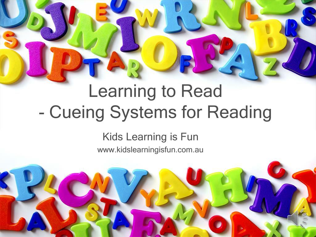 PPT - Learning to Read - Cueing Systems for Reading PowerPoint ...