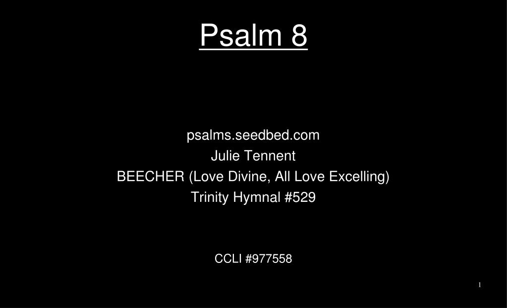 PPT - Psalm 8 PowerPoint Presentation, free download - ID:2640498