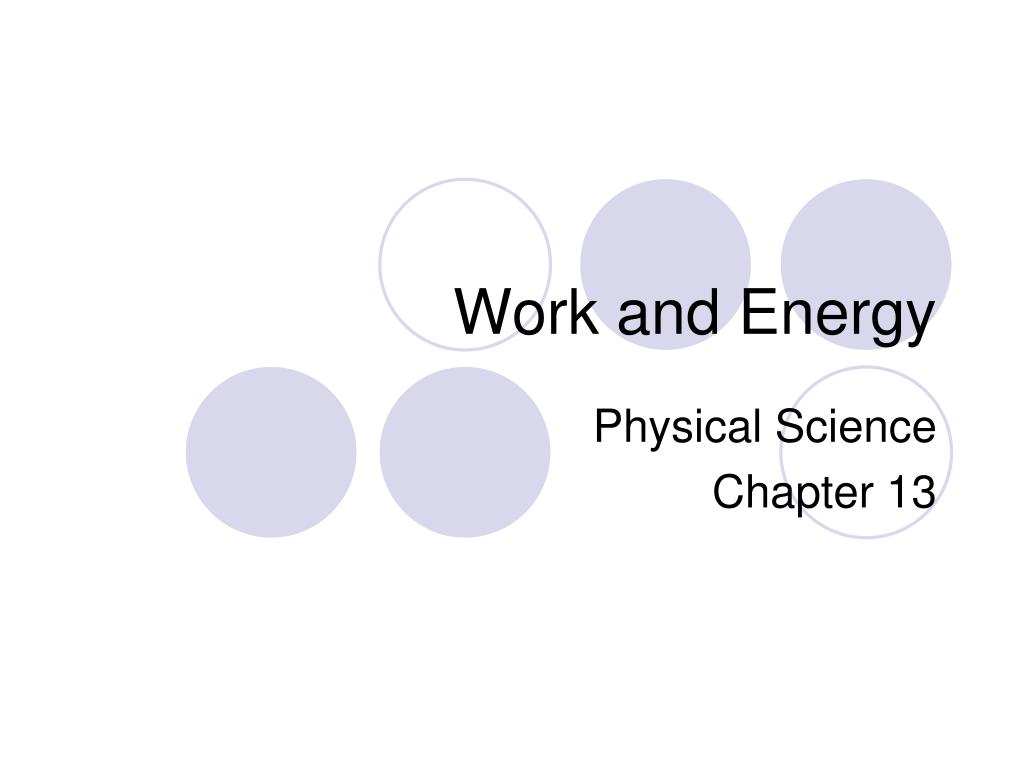 PPT - Work and Energy PowerPoint Presentation, free download - ID:2640674
