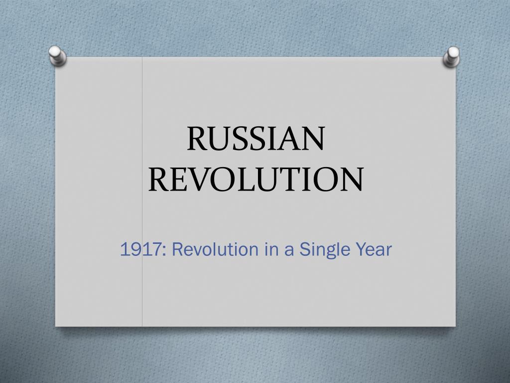 PPT - RUSSIAN REVOLUTION PowerPoint Presentation, free download - ID ...