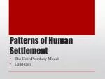 PPT - Settlement Patterns PowerPoint Presentation, free download - ID ...