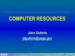 PPT - Computer Resources PowerPoint Presentation, free download - ID ...