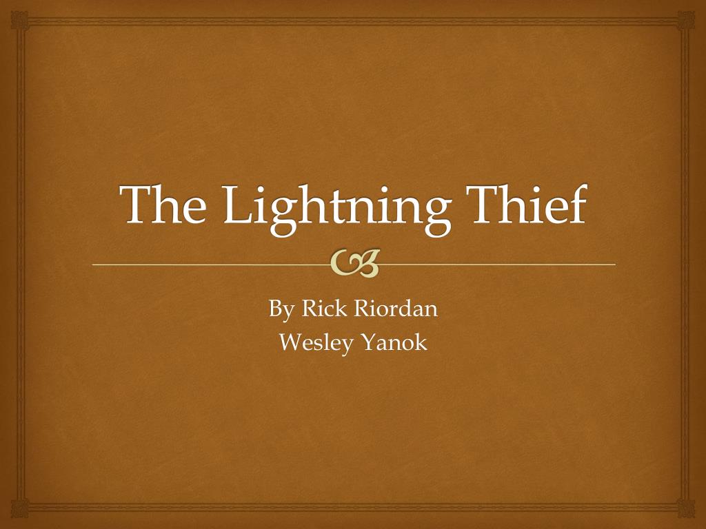 PPT - The Lightning Thief PowerPoint Presentation, free download - ID ...