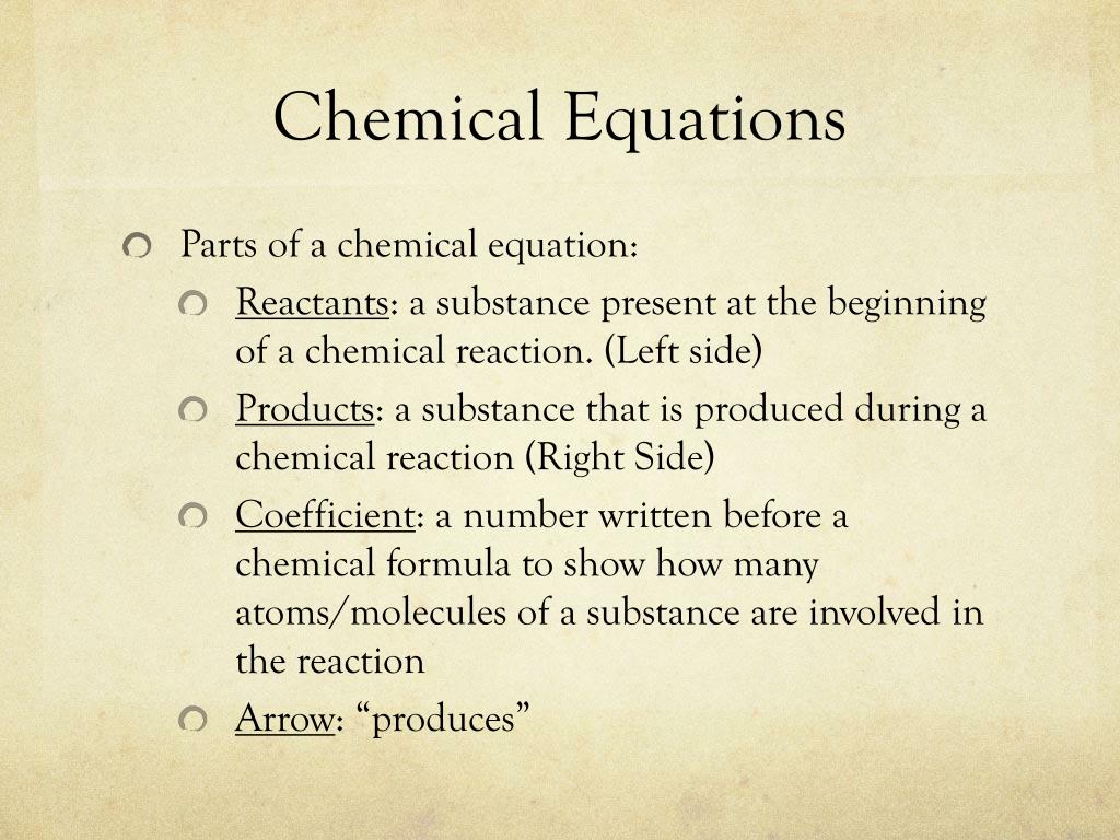 PPT - Chemical Equations PowerPoint Presentation, free download - ID ...