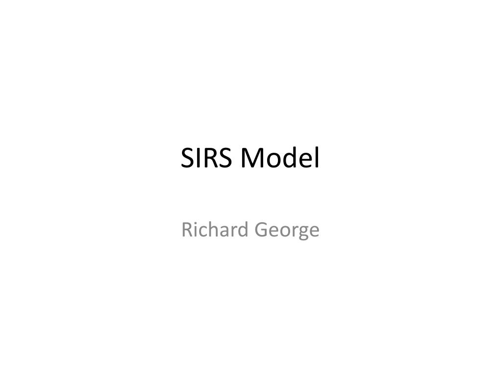 PPT - SIRS Model PowerPoint Presentation, free download - ID:2645835
