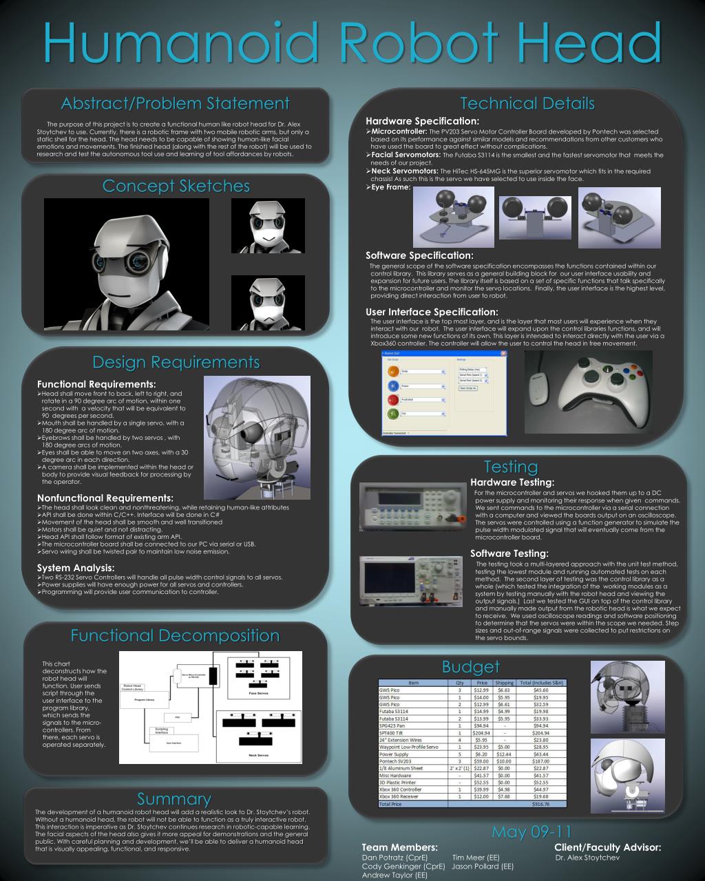 PPT - Humanoid Robot Head PowerPoint Presentation, free download - ID ...
