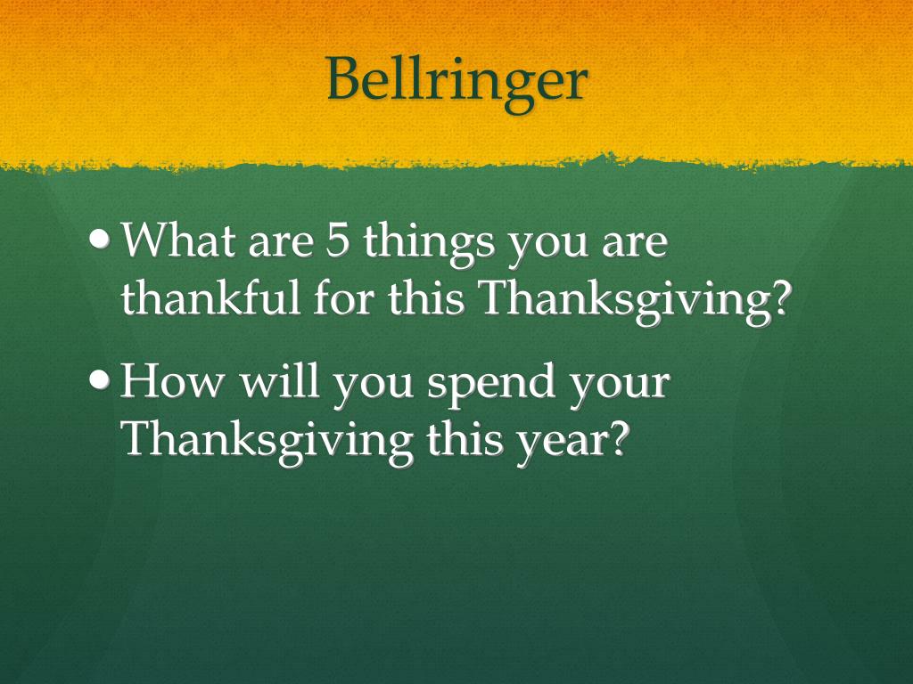 PPT - Bellringer PowerPoint Presentation, free download - ID:2647864
