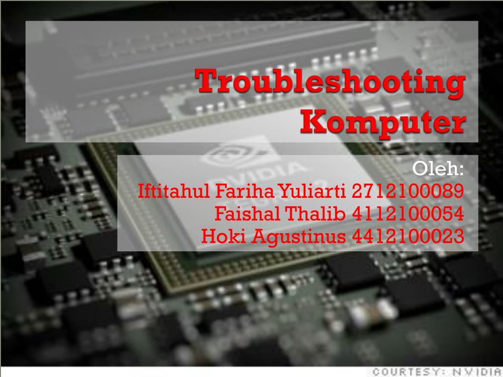 PPT - Troubleshooting Komputer PowerPoint Presentation, free download ...